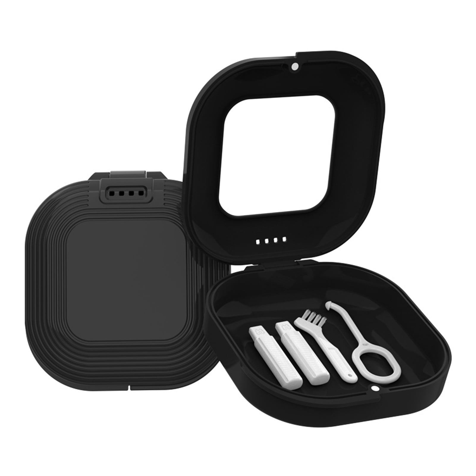 Honrane Night Guard Case Mirrored Braces Box with Vent Holes Durable ...