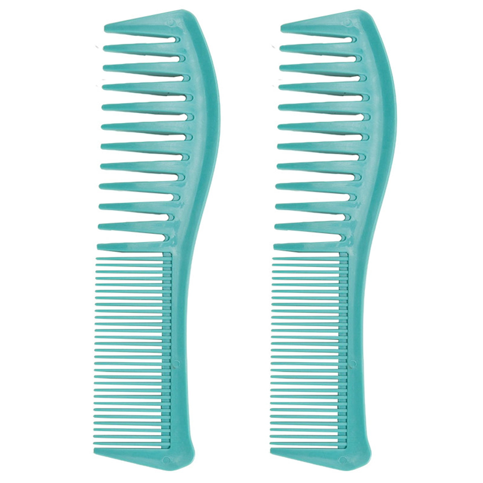 Honrane Plastic Hair Comb Scalp-friendly Comb 2pcs Hair Comb Set Wide ...