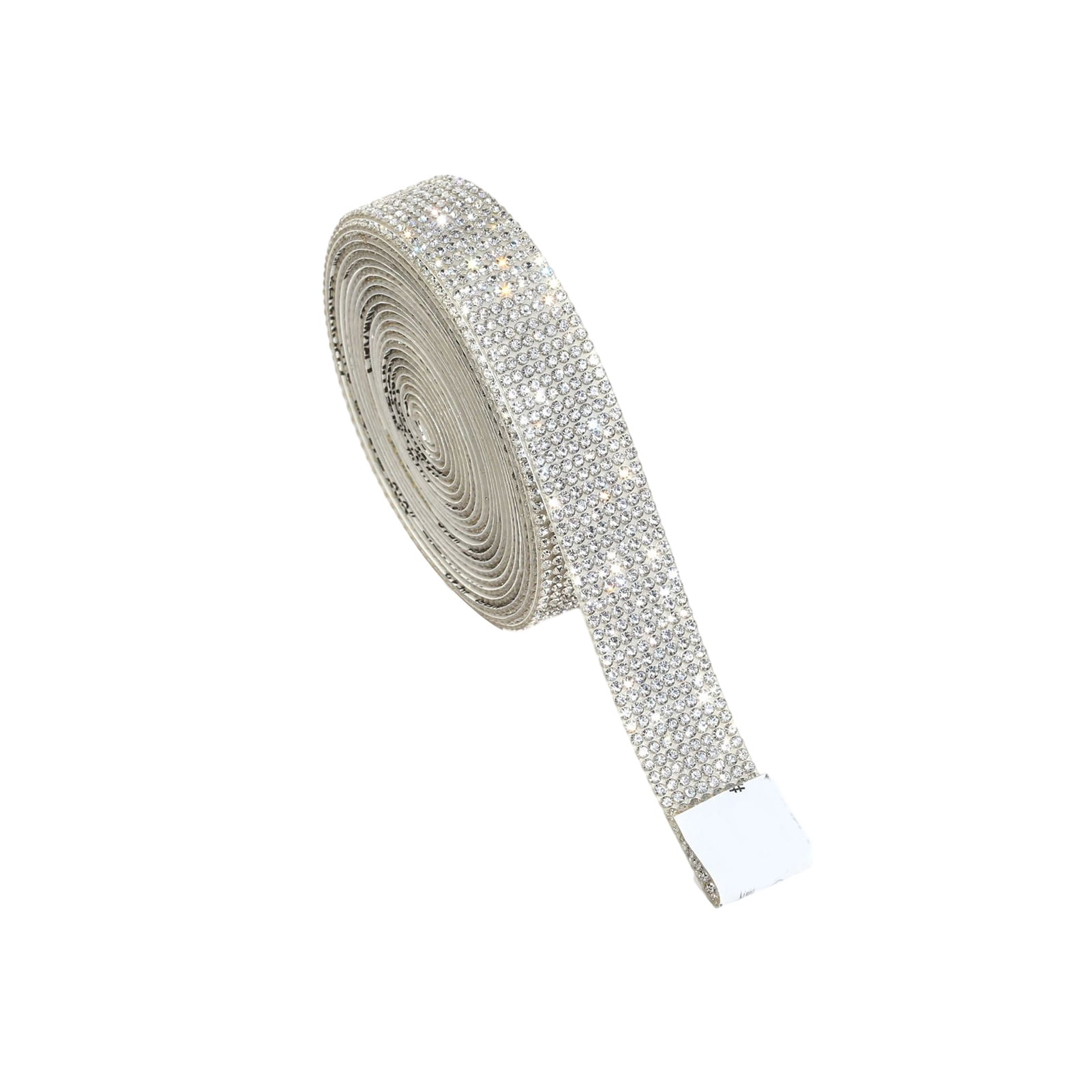 Honrane Self-adhesive Ribbon Glass Ribbon Self-adhesive Faux Crystal ...
