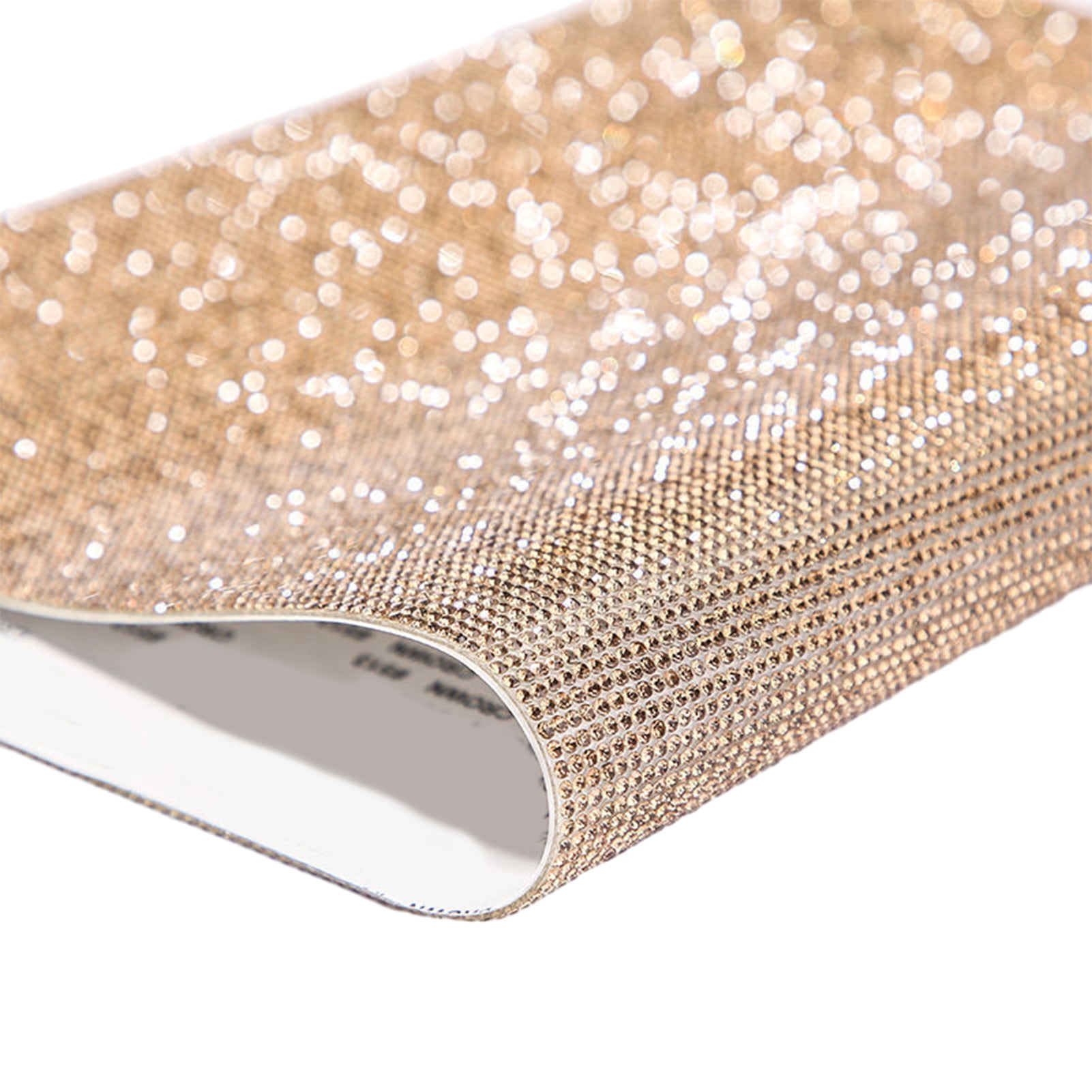 Honrane Self-adhesive Ribbon Glass Ribbon Self-adhesive Faux Crystal ...