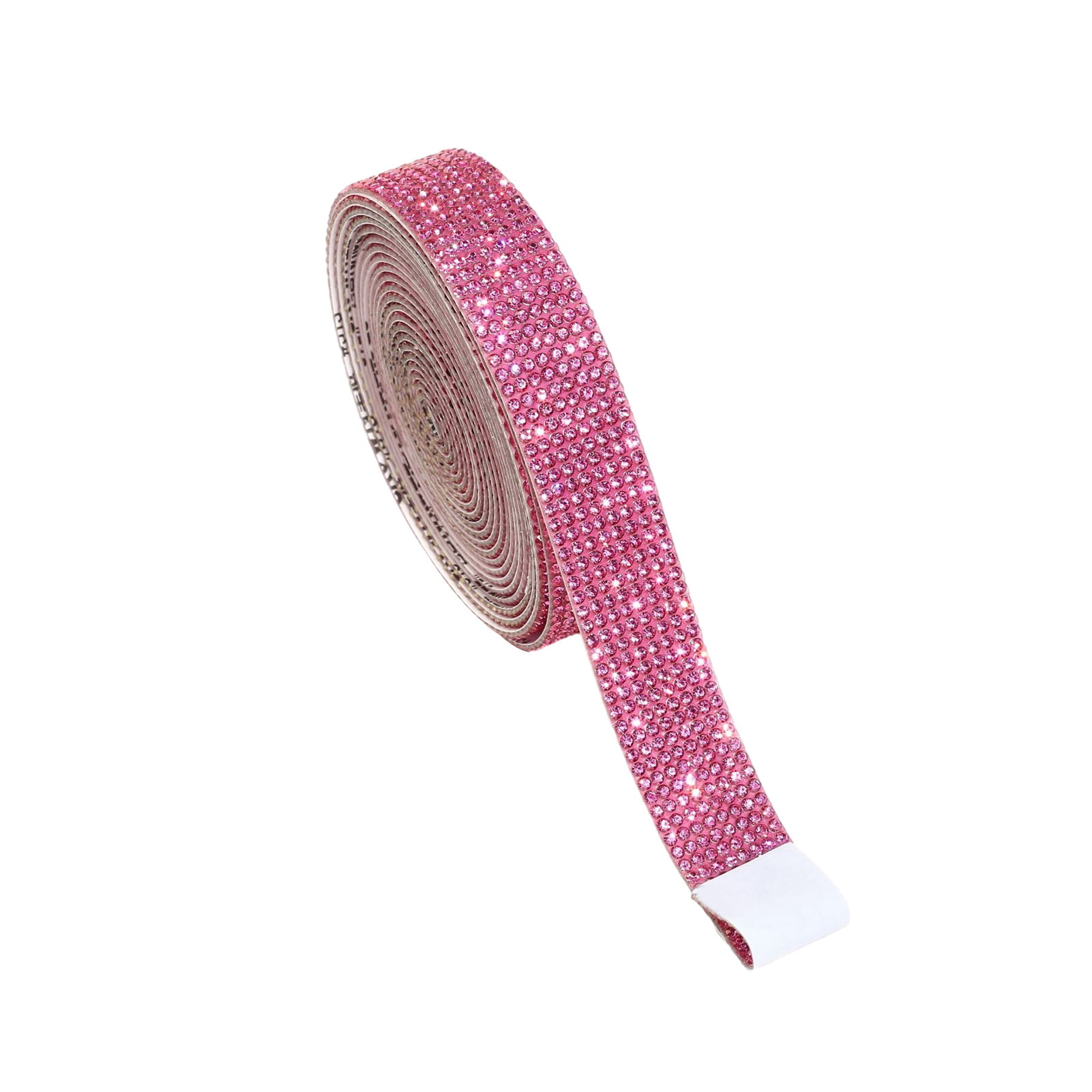 Honrane Self-adhesive Ribbon Glass Ribbon Self-adhesive Faux Crystal ...