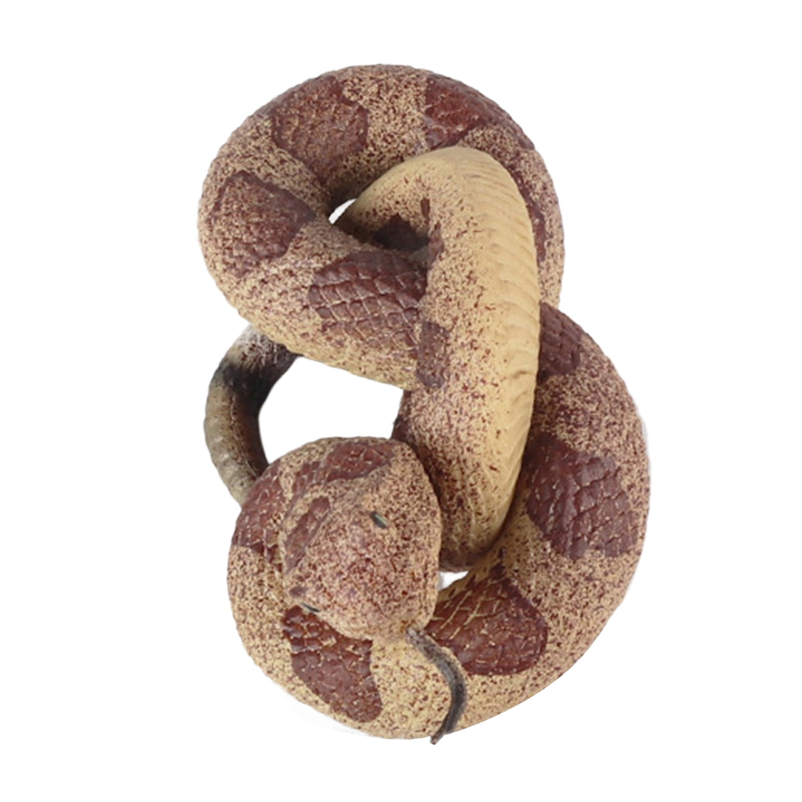 Honrane Snake Statue Model Realistic Fake Snake Toy Soft Tpr Snake ...