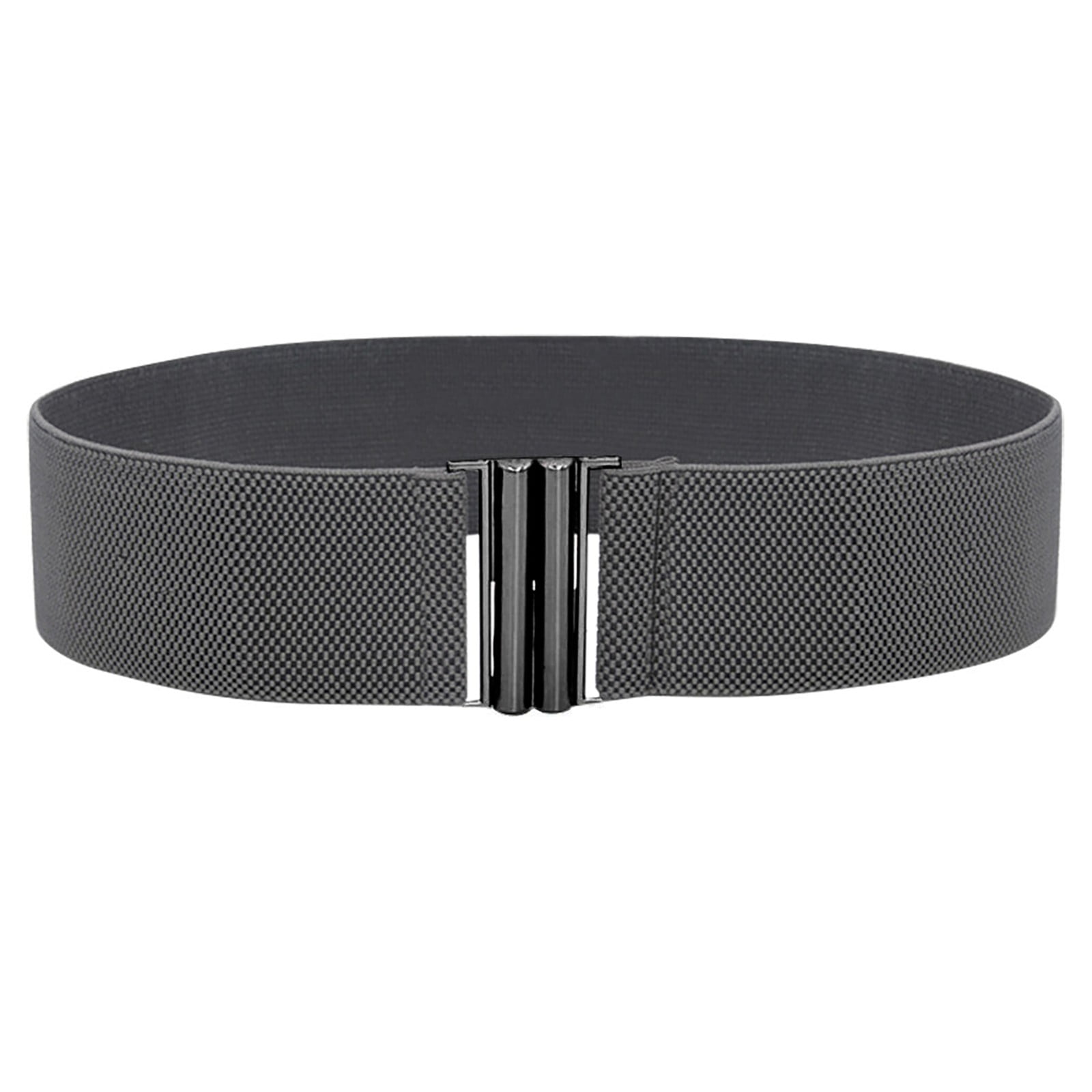 Hontri Belts for Women Buckle Stretch Dress Belt Lady Elastic Waist ...