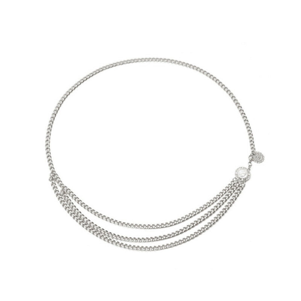 Hontri Belts for Women Vintage Women Waistband Metal Waist Chain Belt ...