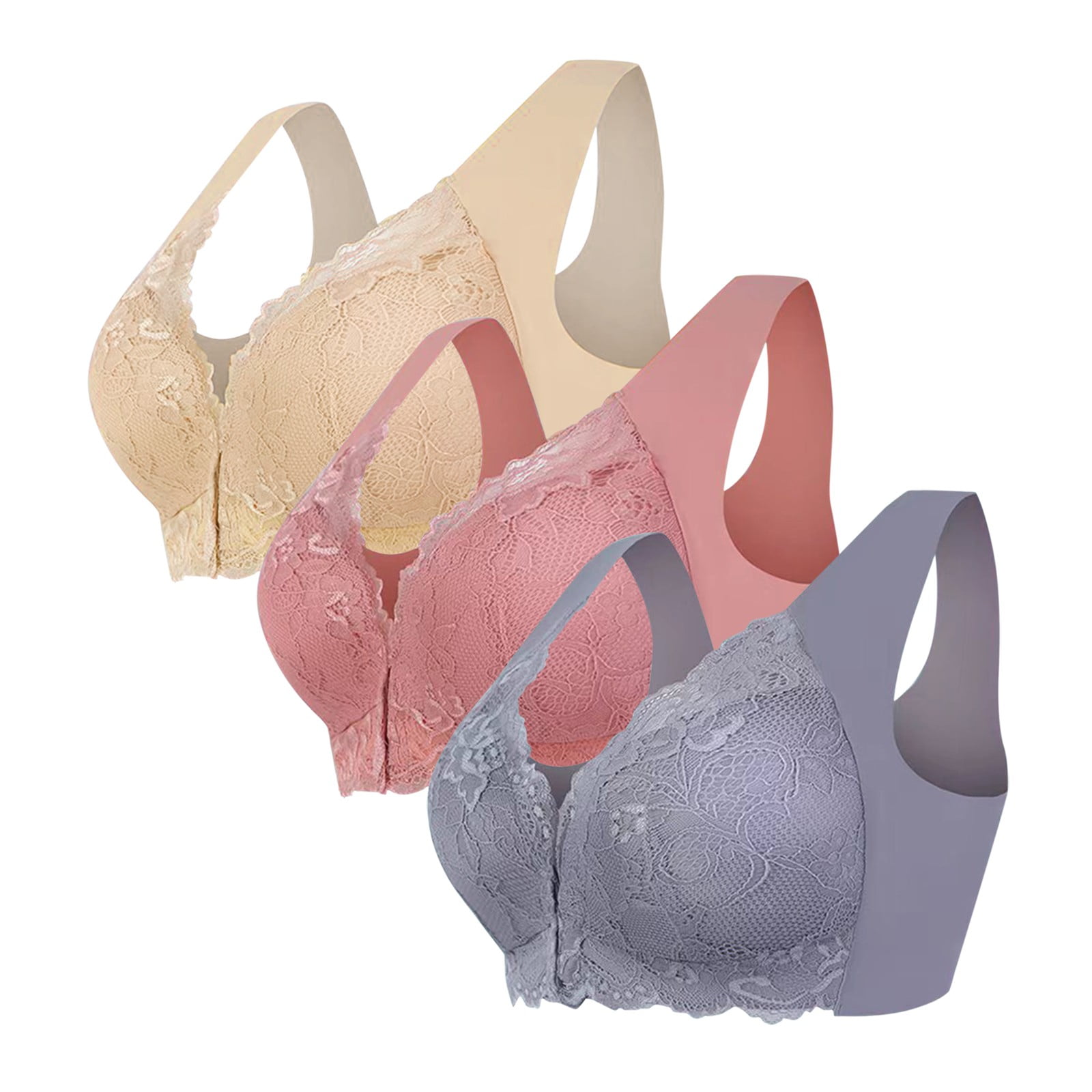 Hontri Bra -Seamless Bras for Women,Thin Laceless Ring Comfortable ...