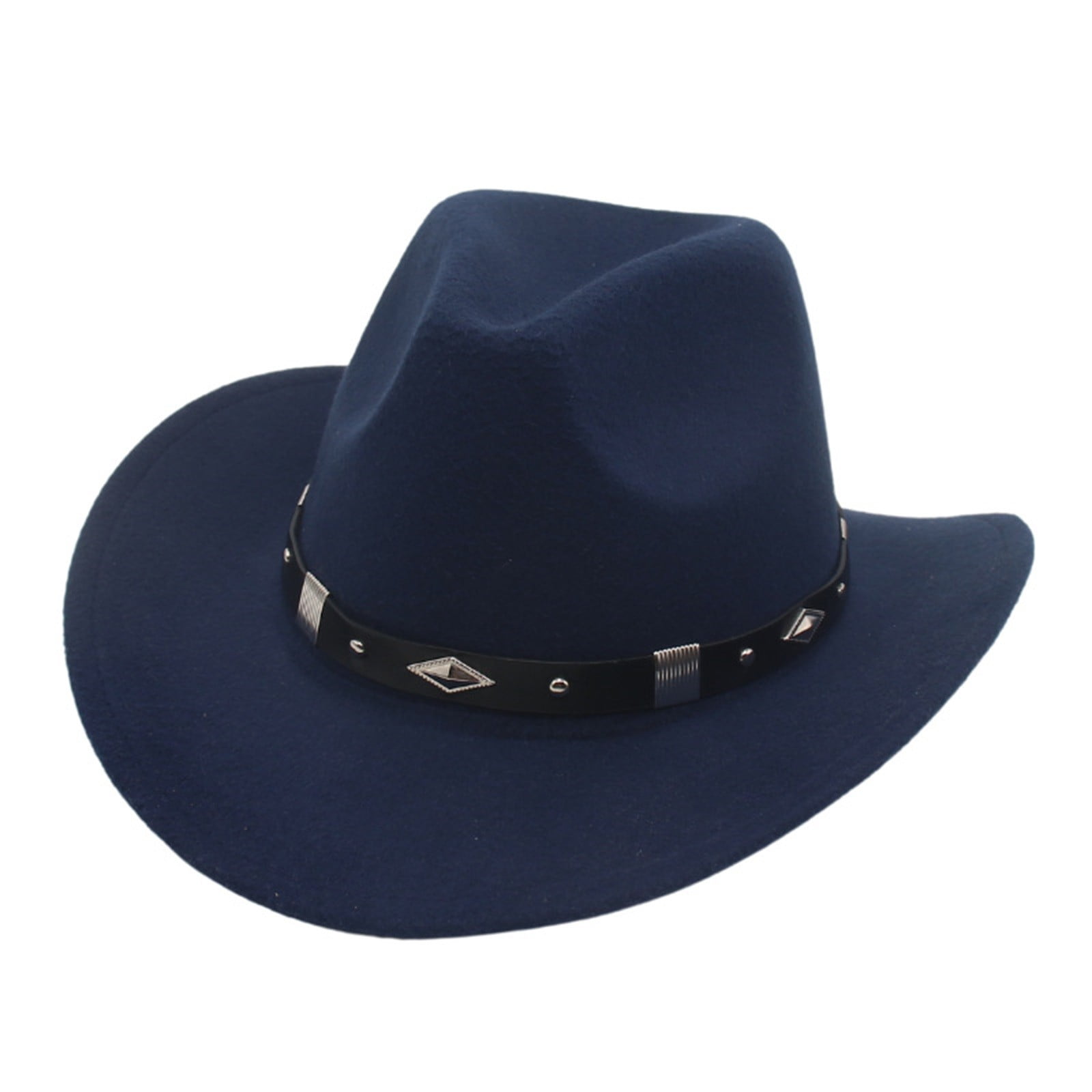 Hontri Cowboy Hat Clearance! Bowler Hat with Belt Buckle Western Style ...