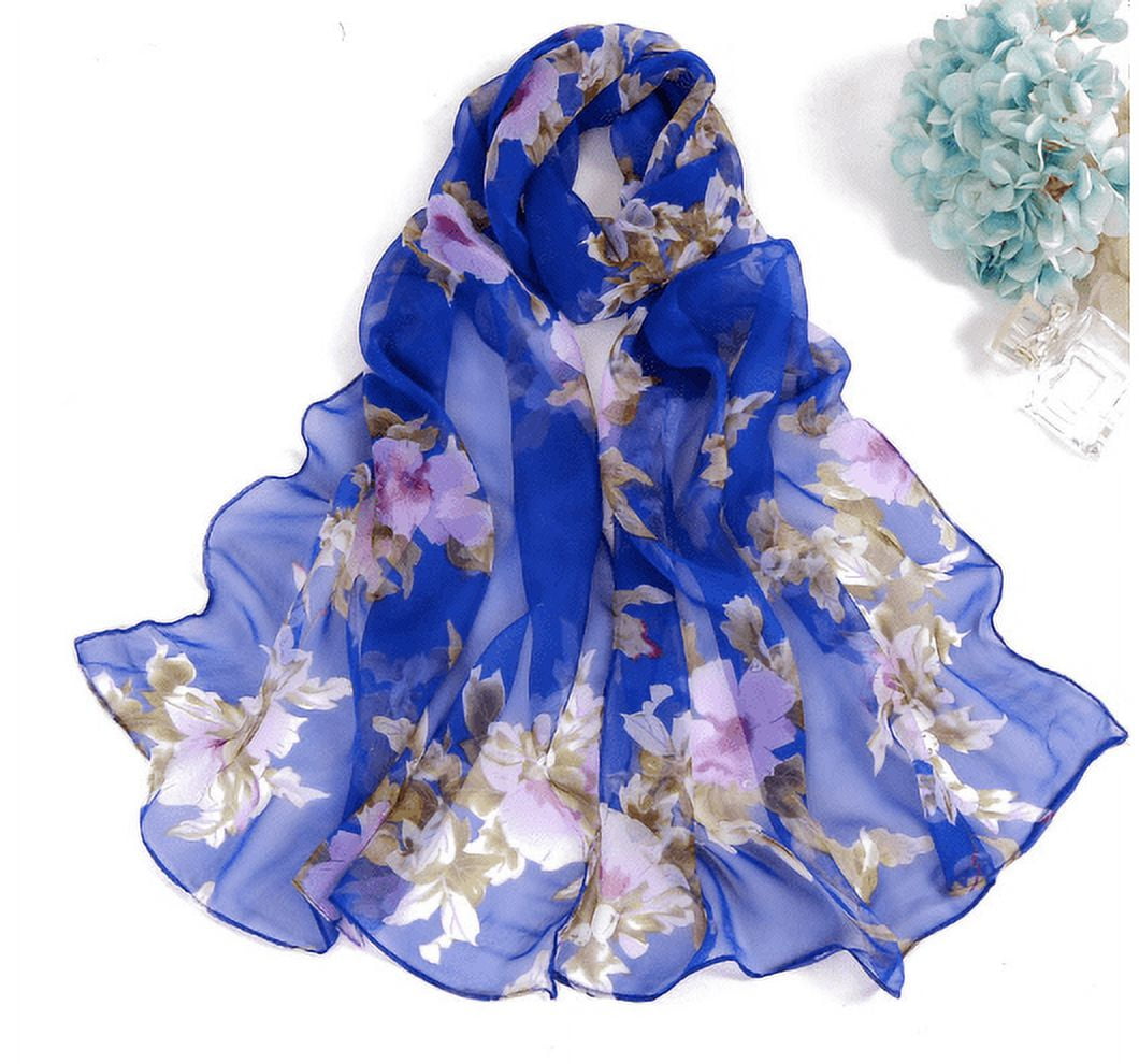 Hontri Scarf Fashion Women Shawl Long Printing Soft Ladies Scarves ...