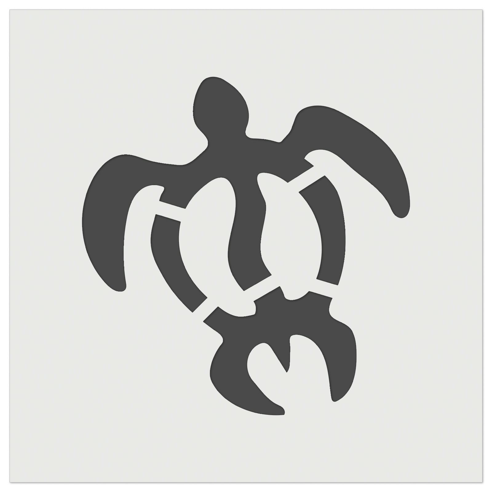 Honu Hawaiian Sea Turtle DIY Cookie Wall Craft Stencil - 3.5 Inch ...