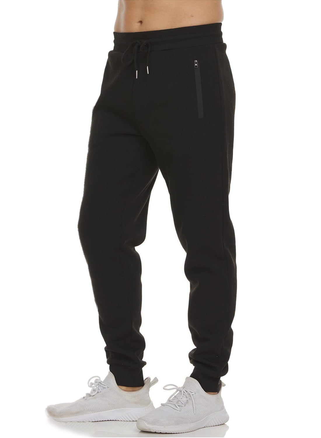Hood Crew Men's Sweatpants Elastic Drawstring Workout Running Trousers ...