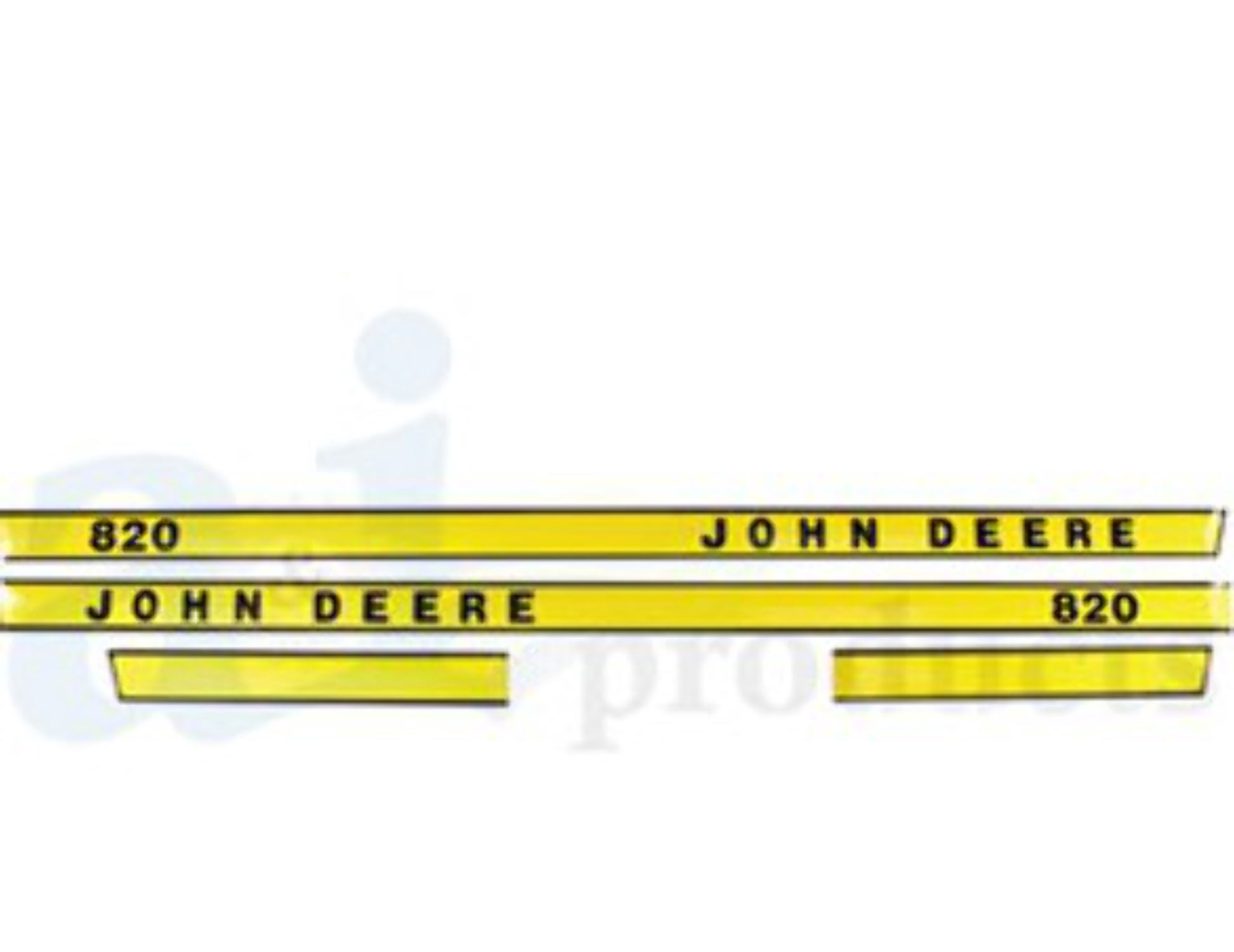 Hood Decal Set for John Deere 820 3 cyl Tractor - Walmart.com