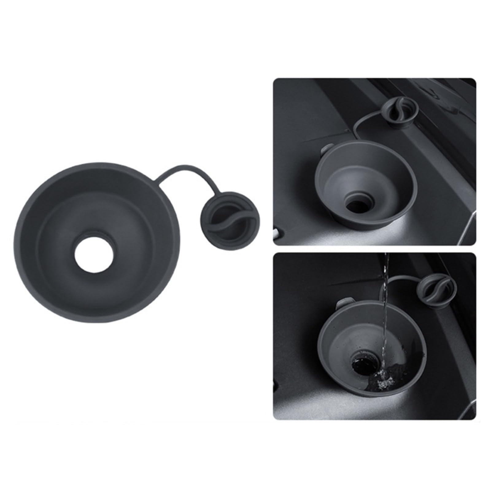 Hood Glass Wiper Water Protection Funnel, Silicone Windshield Washer ...