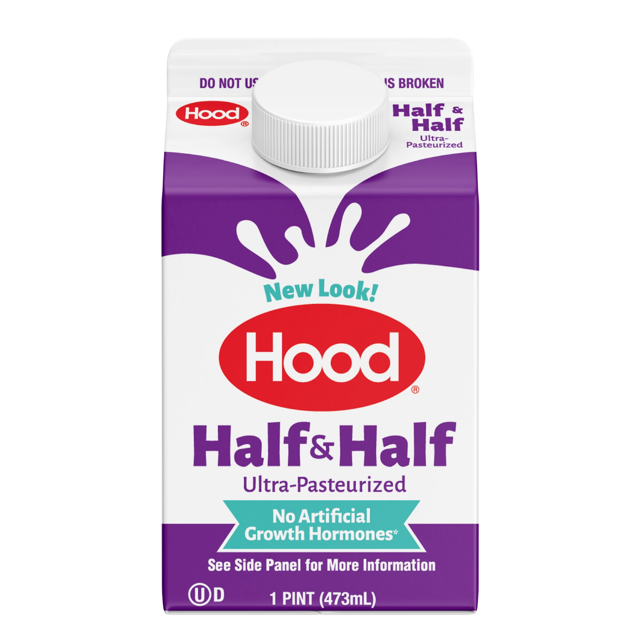 Hood Half & Half 16 oz Rich Creamy Soups Coffee Creamer Made with Real ...