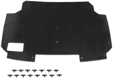 Hood Insulation Pad with Clips Compatible with Ford F150 F250 F350 ...