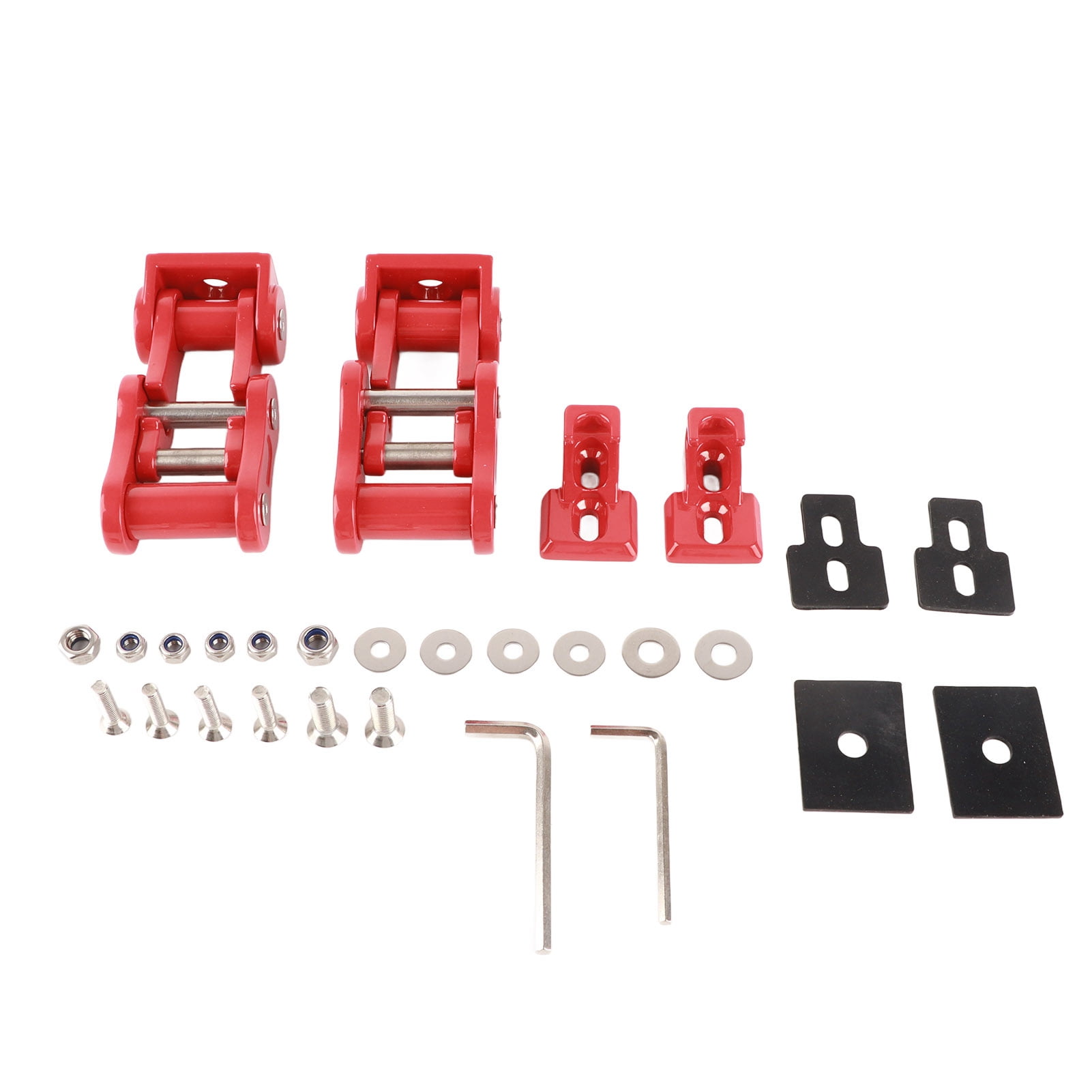 Hood Latches CNC Aluminum Alloy Bonnet Lock Fit for Jeep Wrangler JK ...