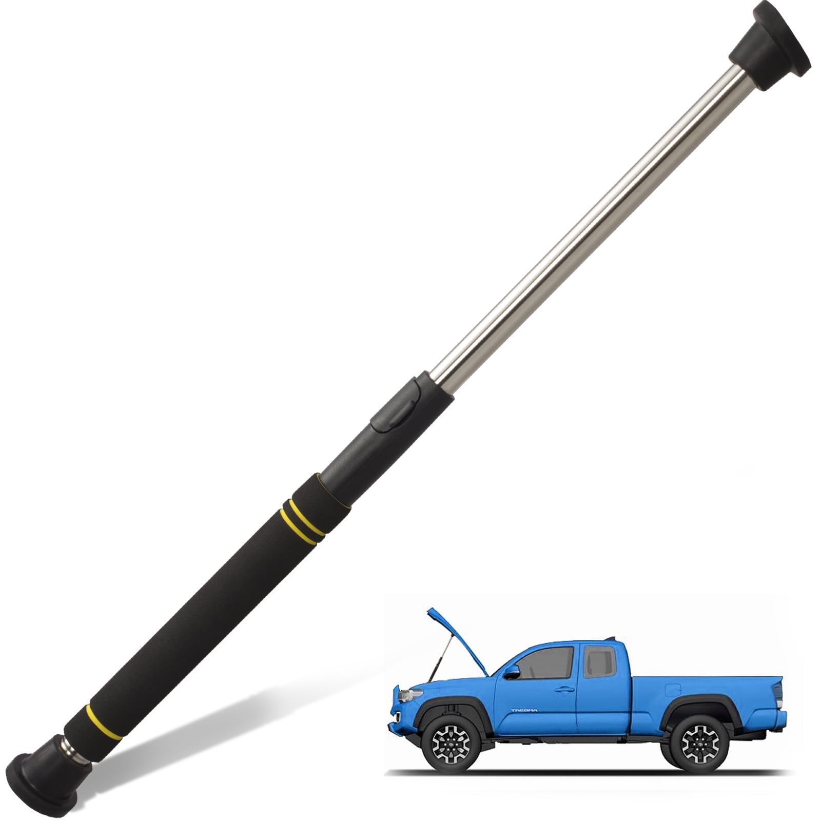 Hood Prop Rod, 17.5" to 40" Car Hood Prop Rod Adjustable Telescoping ...