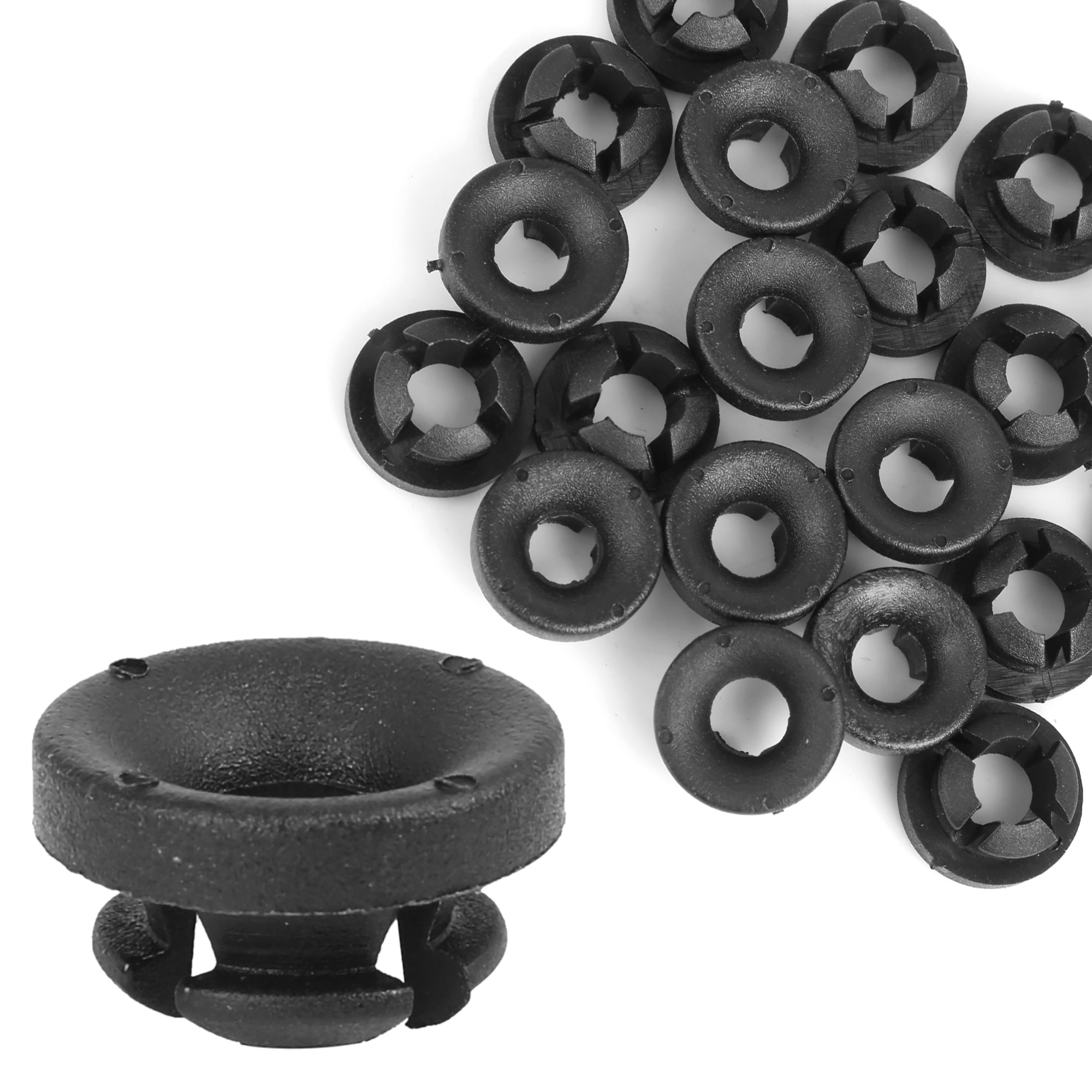 20pcs Car Nylon Black Hood Prop Rod Grommets Clips for Honda Accord ...
