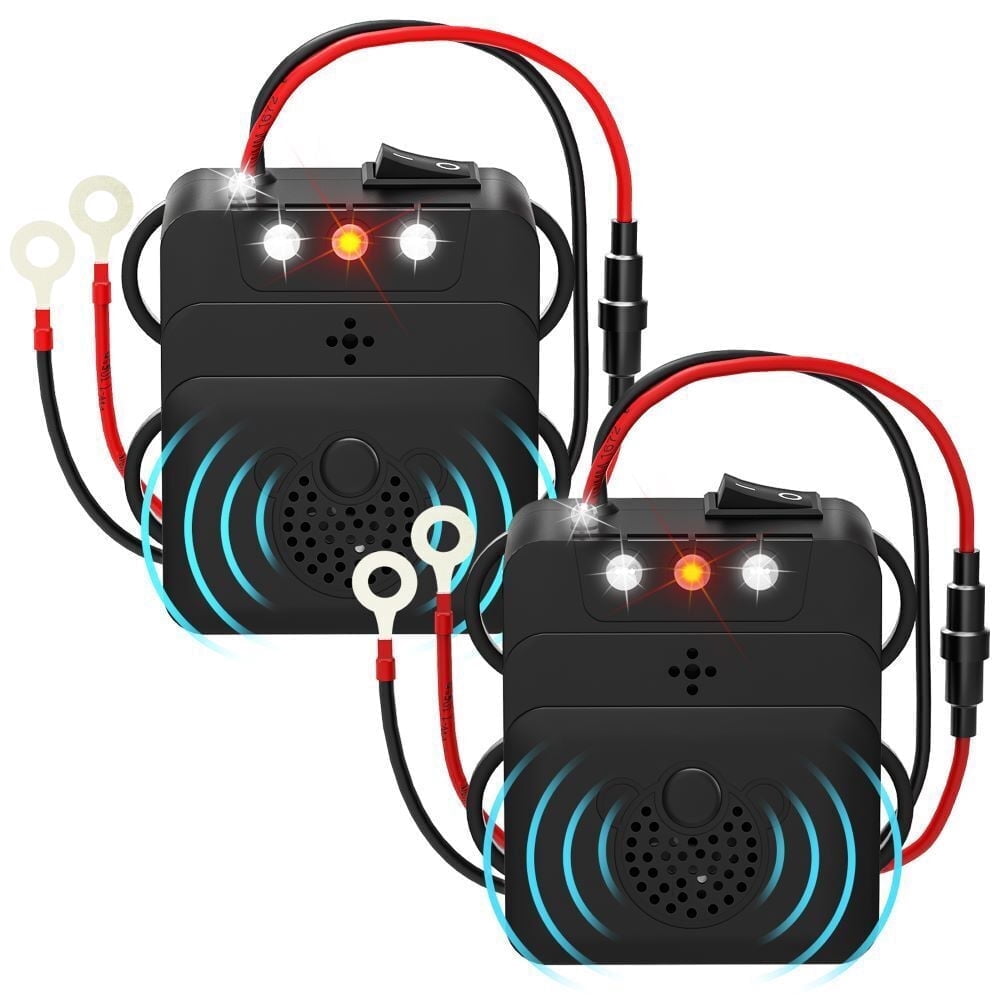 Under Hood Rodent Repeller, Professional Mouse Repellent, Ultrasonic ...