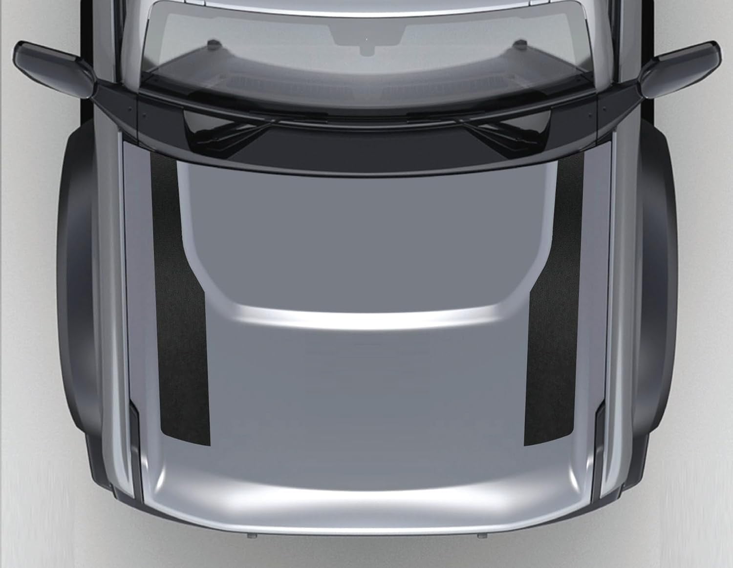 Hood Stripe Vinyl Decals Compatible with and Fits Ford Bronco 2021-2023 ...