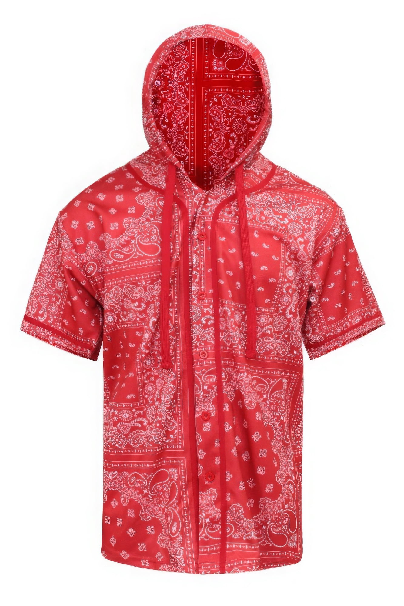 Hooded Bandana Baseball Jersey - Walmart.com