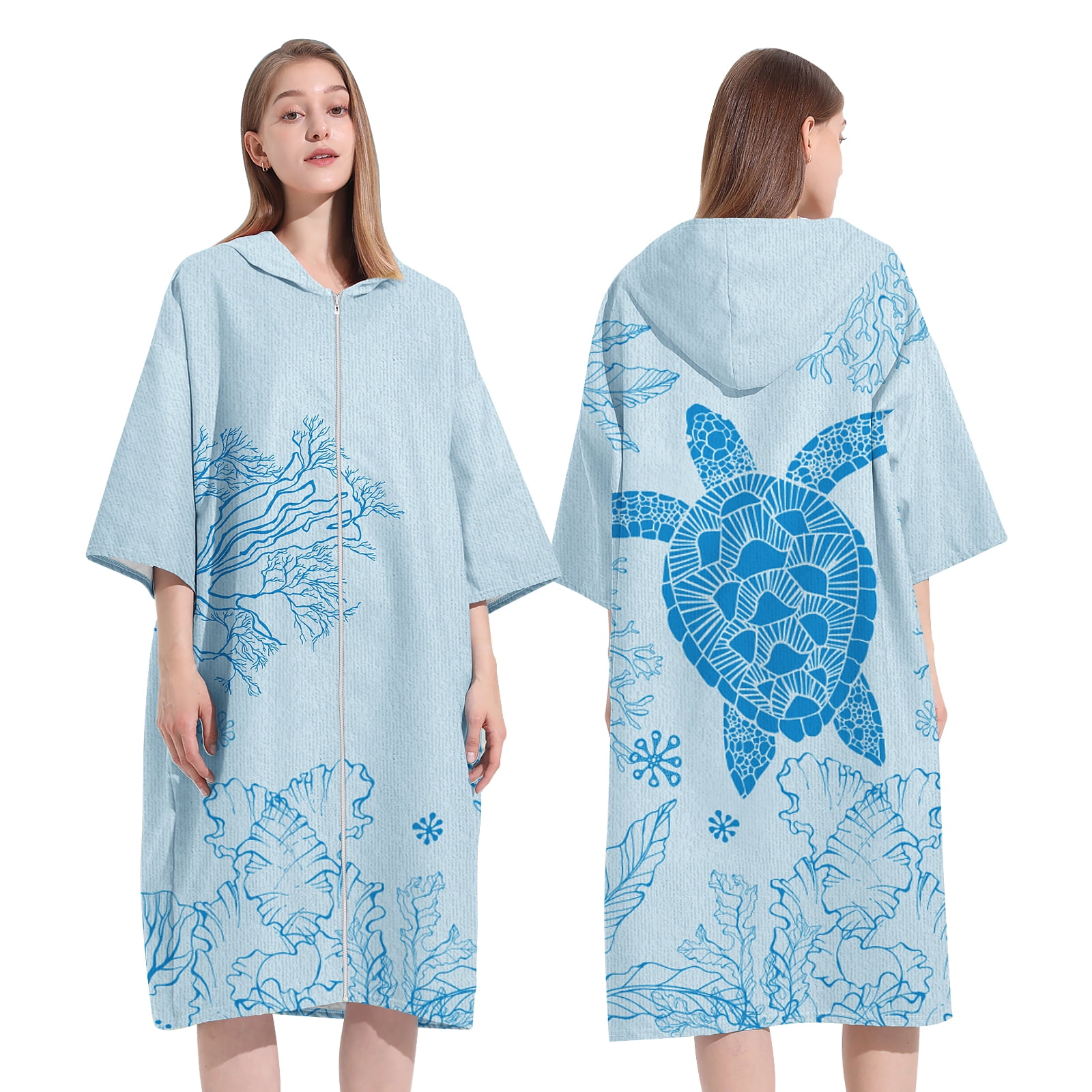 Hooded Changing Robe Fashionable Versatile Cover Up Changing Towel ...