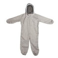 Hooded One-Piece Beekeeper Suit - Full Body Protective Clothes for ...