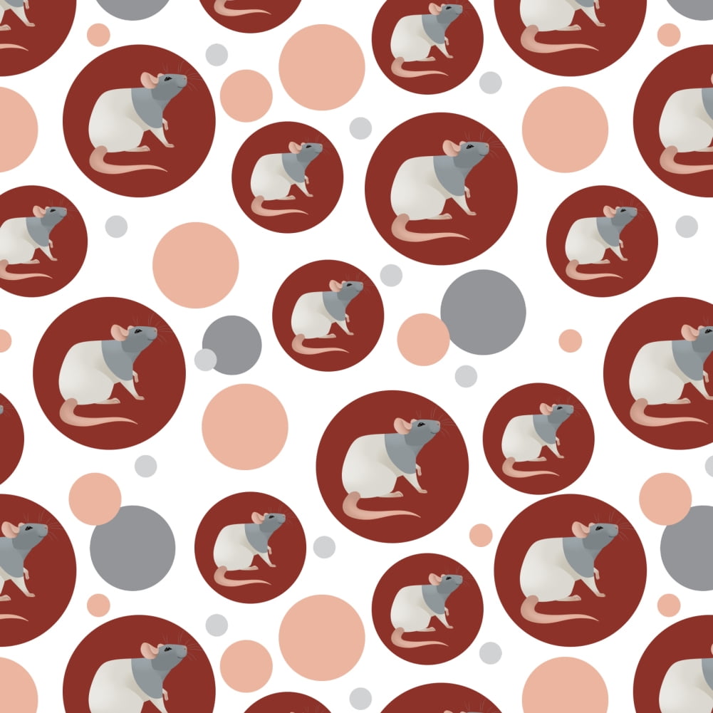Hooded Rat Premium Gift Wrap Wrapping Paper Roll - Walmart Business ...