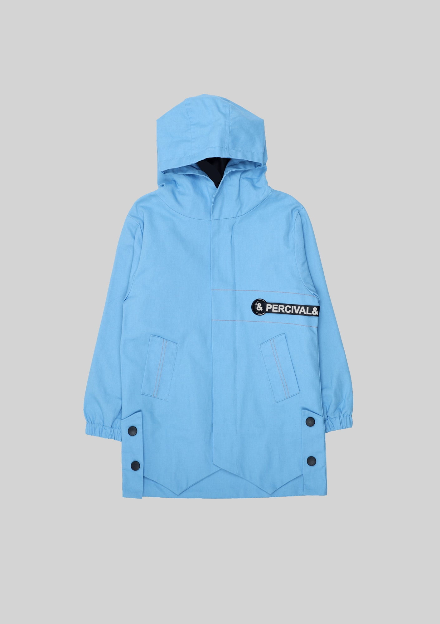 Hooded Sky Blue Parka Jacket - Walmart.com