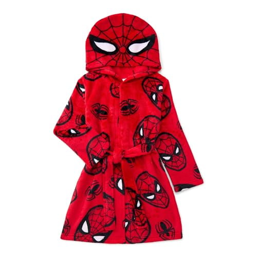Hooded Spider Man Spidey Plush Sleep Robe, Medium - Walmart.com