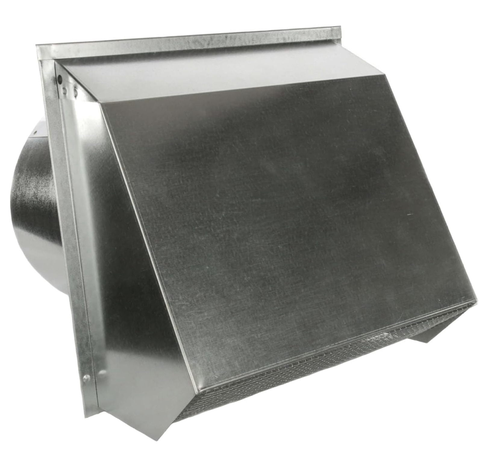 Hooded Wall Vent with Screen and Damper (4 Inch, Galvanized) - Walmart.com