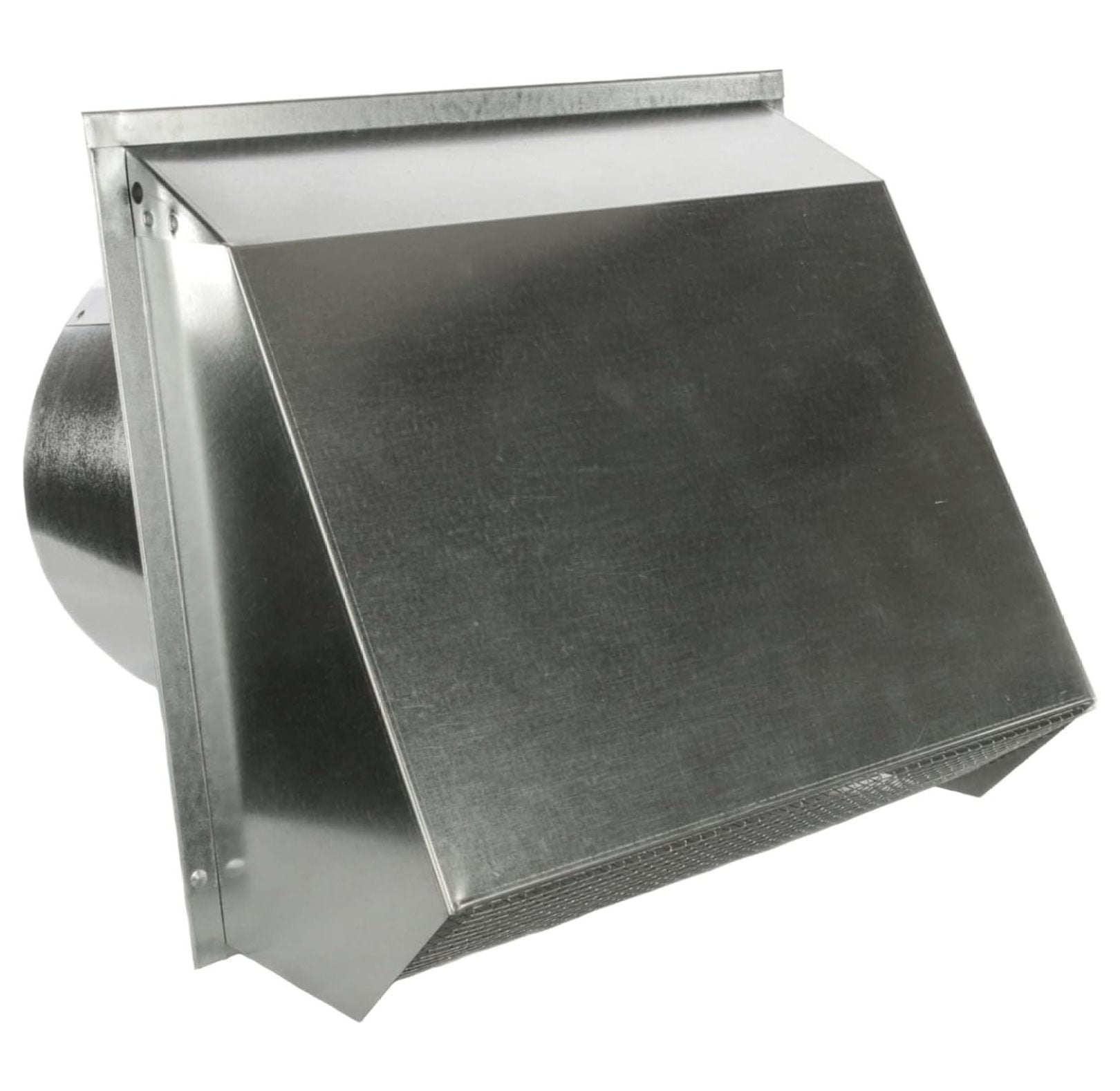 Hooded Wall Vent with Screen and Damper (6 Inch, Galvanized) - Walmart.com