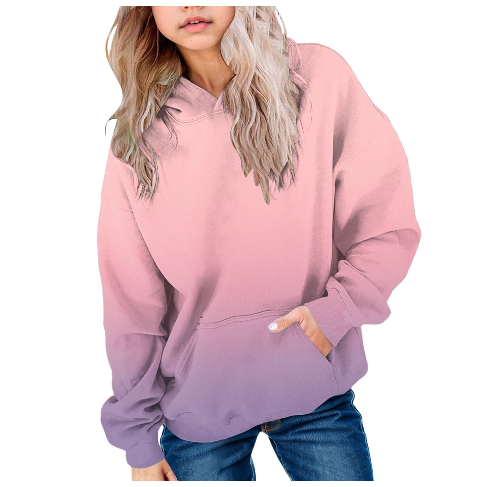 Hoodie For Girls Girls Crop Top Girls Oversized Crewneck Sweatshirts ...