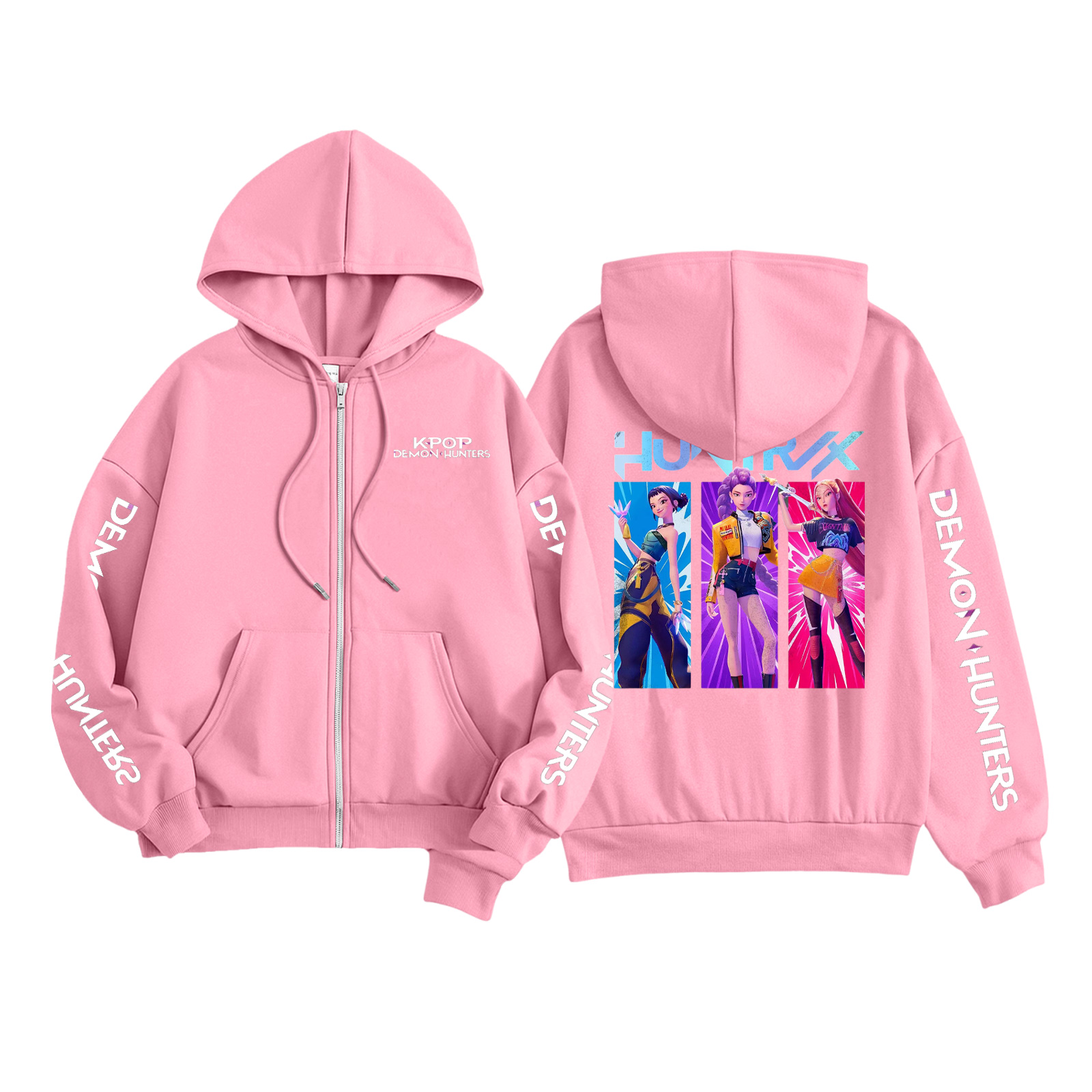Hoodie for Teen Girls Kids 10-12 Years Graphic Pink Hoodie KPop Demon ...