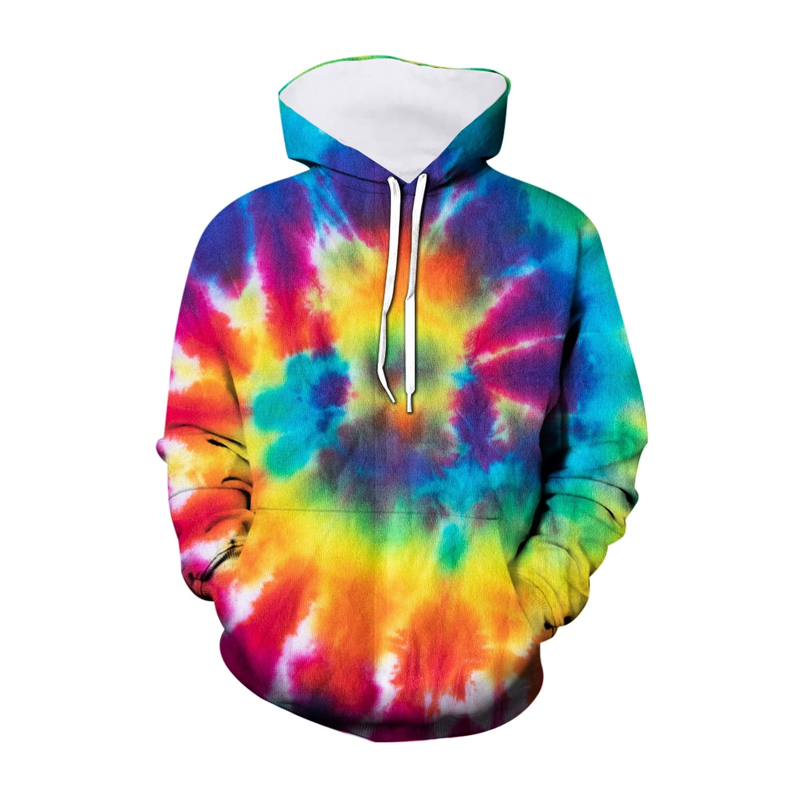 Hoodies - Boys Girls 3D Print Hoodie Tie Dye Pullover Long Sleeve ...