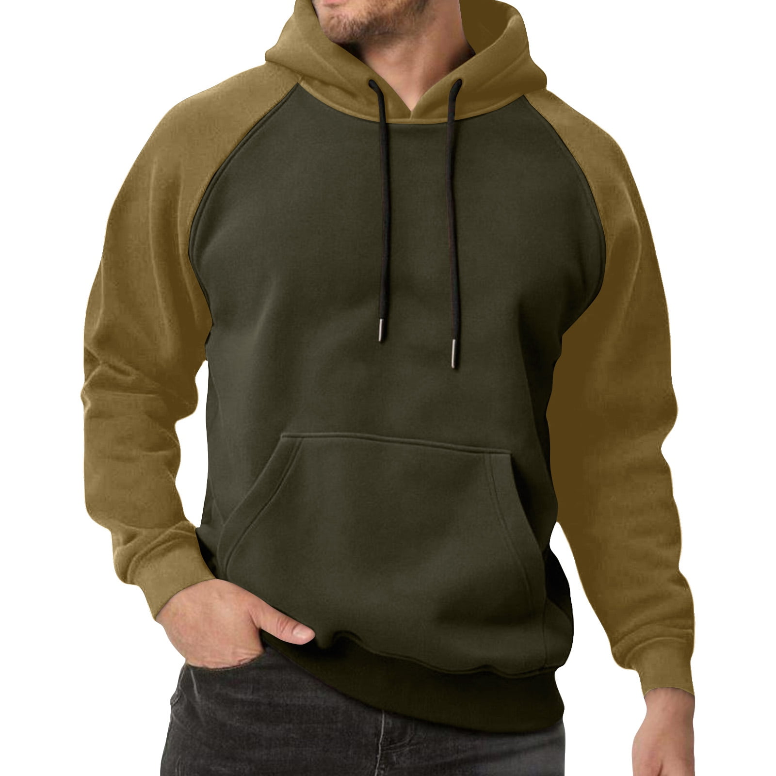 Hoodies For Men Pullover Long Sleeve Sweatshirts Casual Thermal Vintage ...