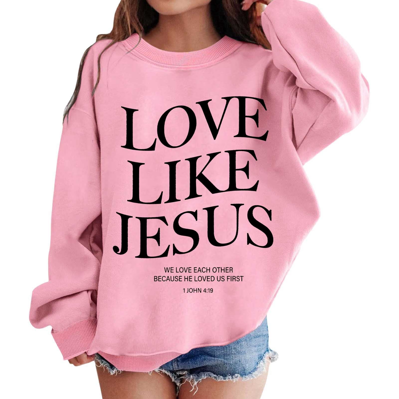Hoodies,Girls Long Sleeve Sweatshirt Graphic Prints Crewneck Drop ...