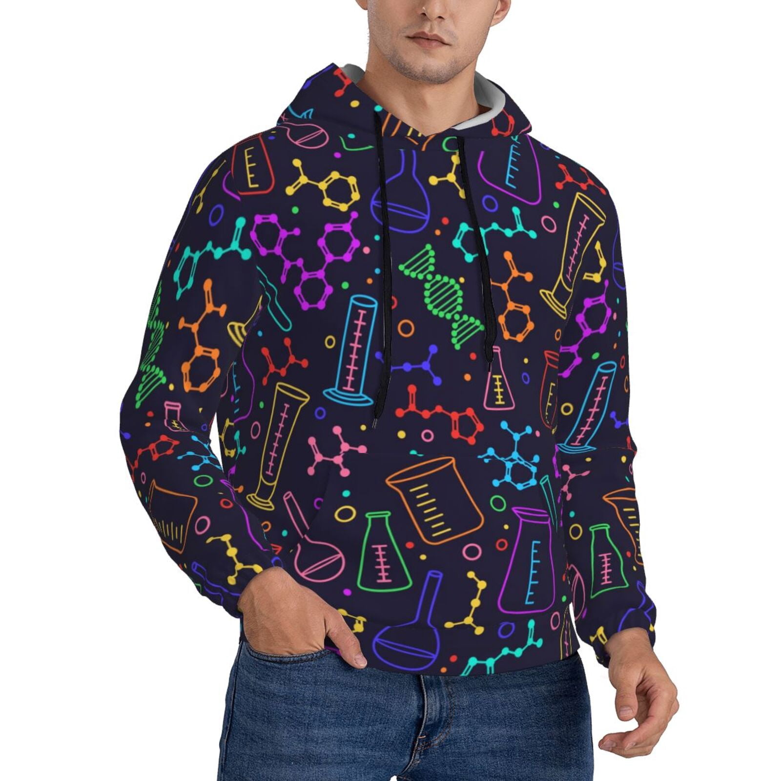 Hoodies for Men - Chemistry Science Long Sleeve Comfrt Men'S Fashion ...