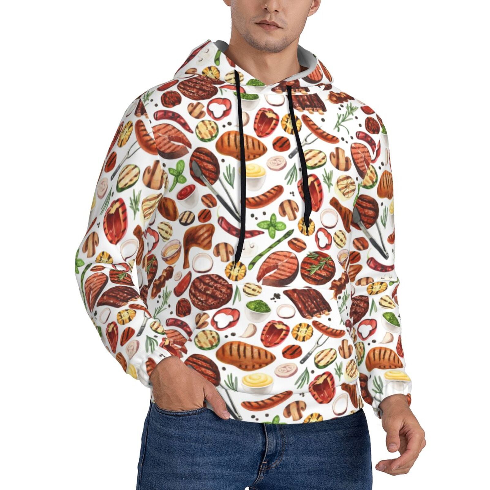 Hoodies for Men - Cooking Bbq Long Sleeve Comfrt Men'S Fashion Hoodies ...