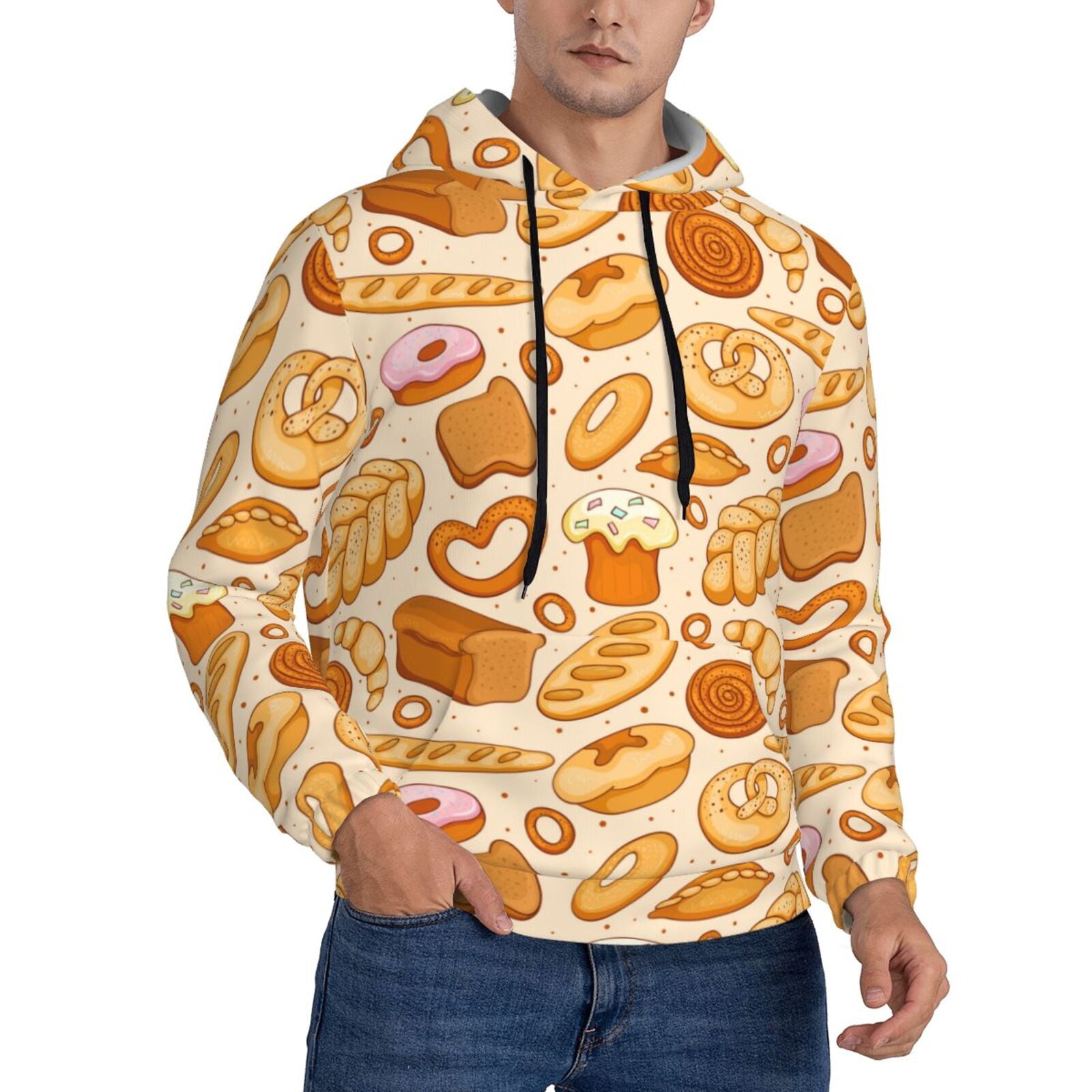 Hoodies for Men - Various Bread Long Sleeve Men'S Fashion Hoodies ...