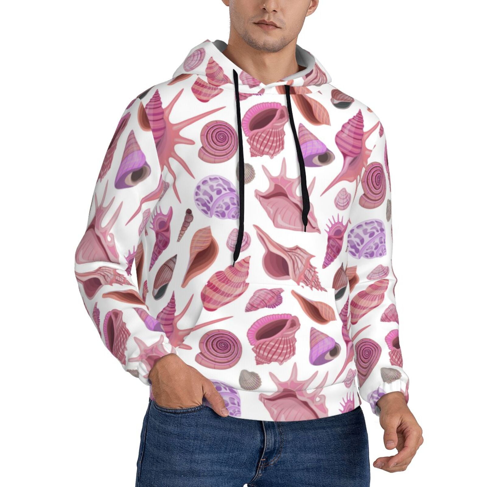 Hoodies for Men - cute conch shell Long Sleeve Comfrt Men'S Fashion ...