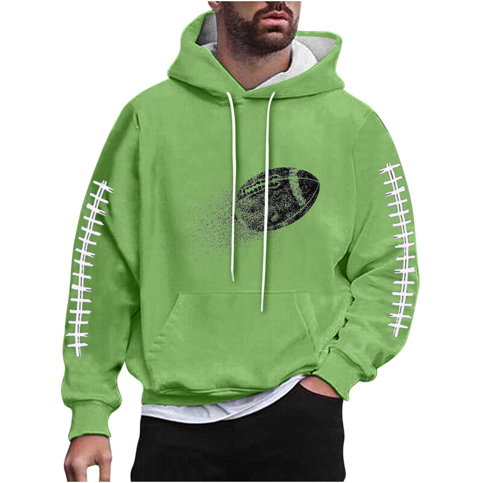 Hoodies Mens Baseball Printed Sweatshirts Lightweight Hoodie Spring ...