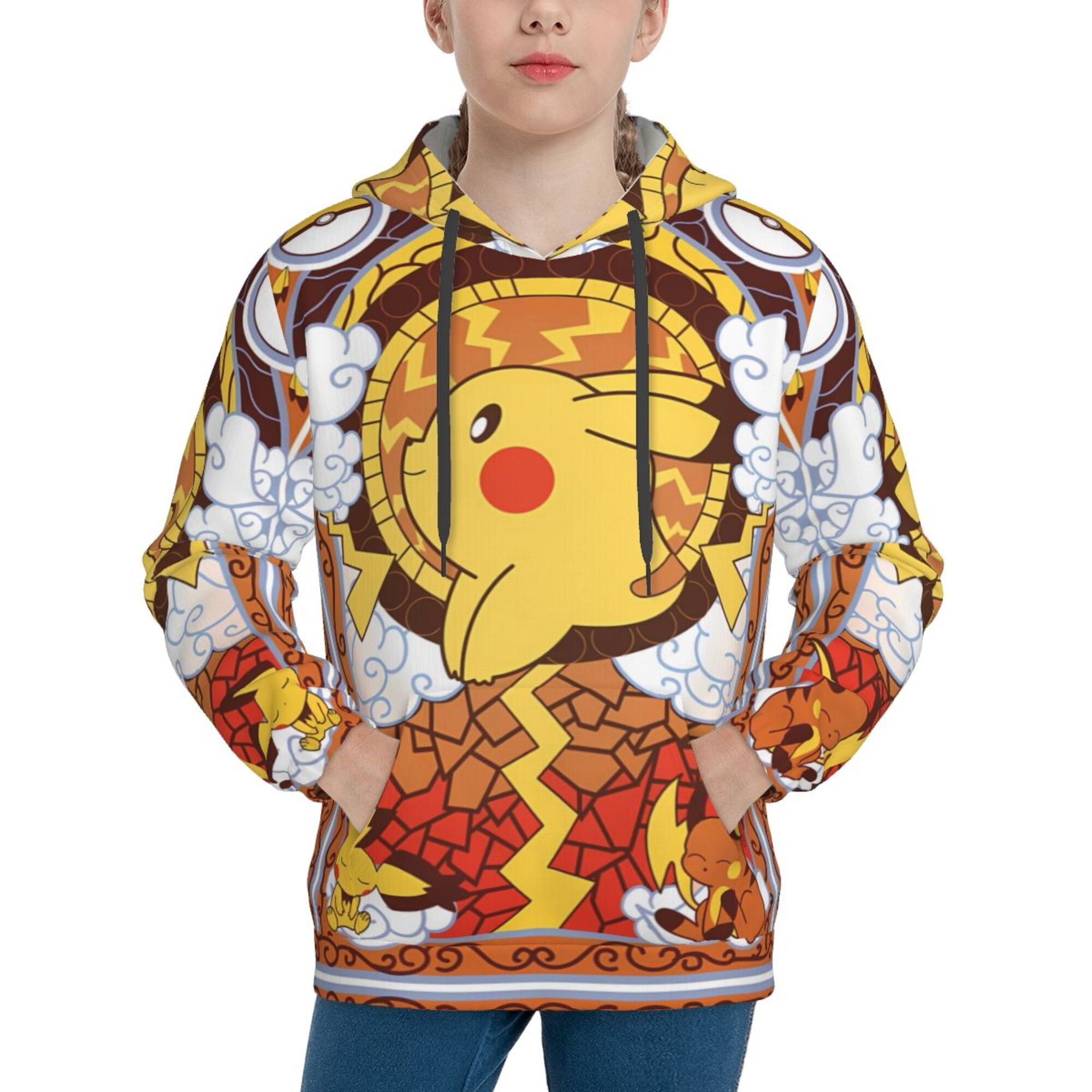 Hoodies POKEMON 30 Pullover Jumpers Tops Long Sleeve Hoodie Unisex ...