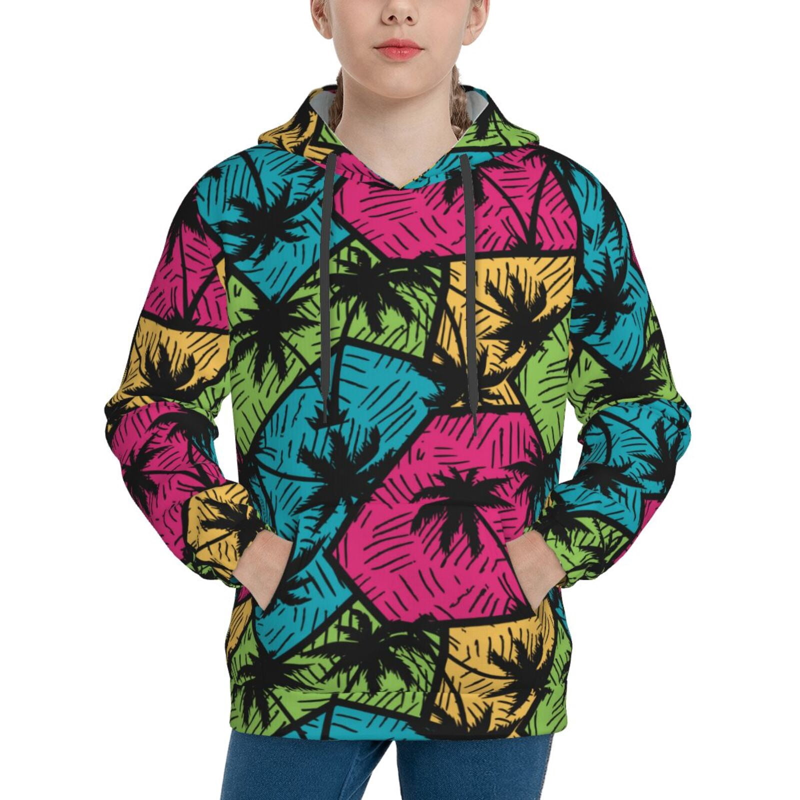 Hoodies for Teen Girls Boys - Colorful Tree Warm Boys' Fashion Hoodies ...