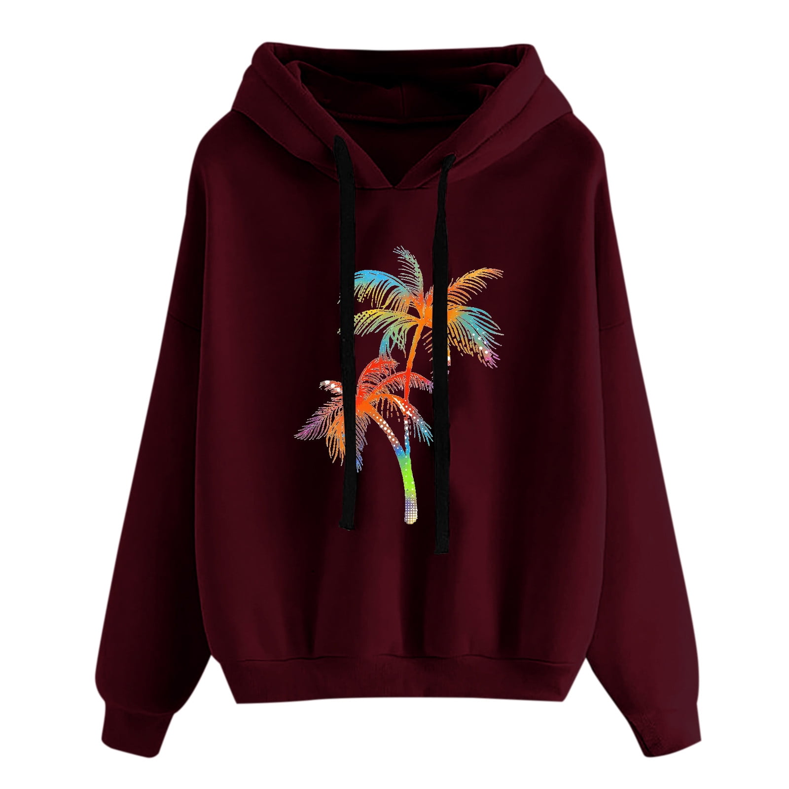 Hoodies Woman Autumn Winter Hoodies Sweatshirt Pullover Tops Long ...