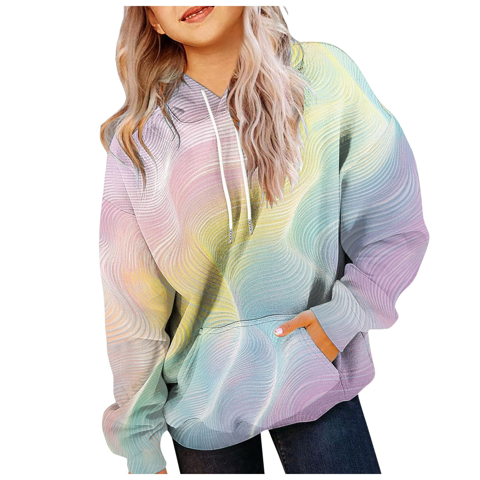 Hoodies for Girls 14-16 Juniors Girls Hoodies Button Collar Kids Hooded ...