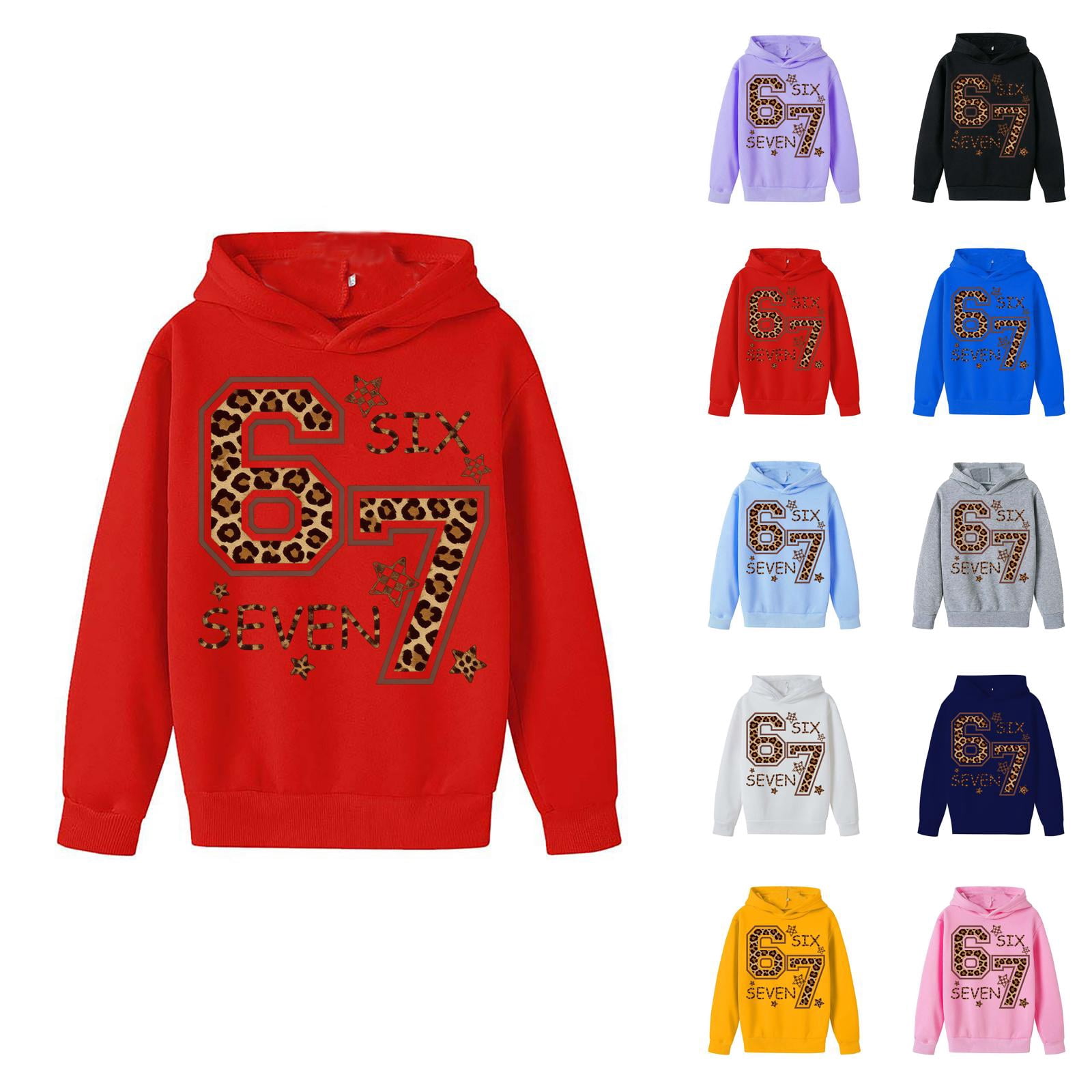 Hoodies for Girls Clothes for Teen Girls Print Kids Hooded Sweatshirt ...
