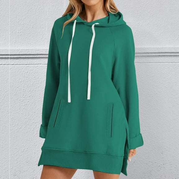 Hoodies for Women Fashion Casual Women's Warm Sweatshirt Long Sleeve O ...