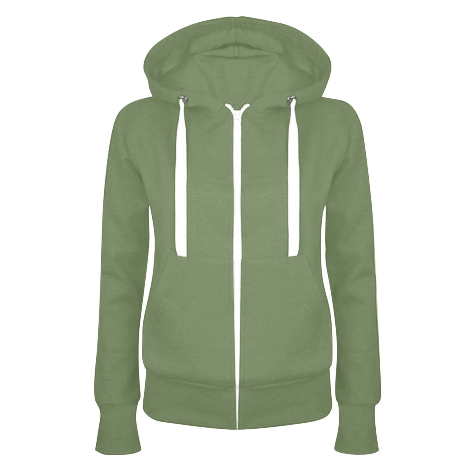 Hoodies for Women Zip Up Lightweight Hoodie Long Sleeve Drawstring Hoodie Casual Hooded ...