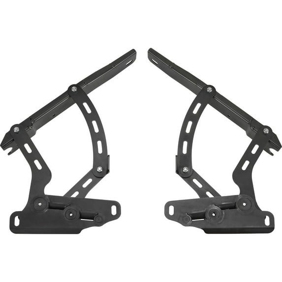 Hoodini™ Hood Hinges with Gas Struts, Slotted Design Compatible with 70 ...