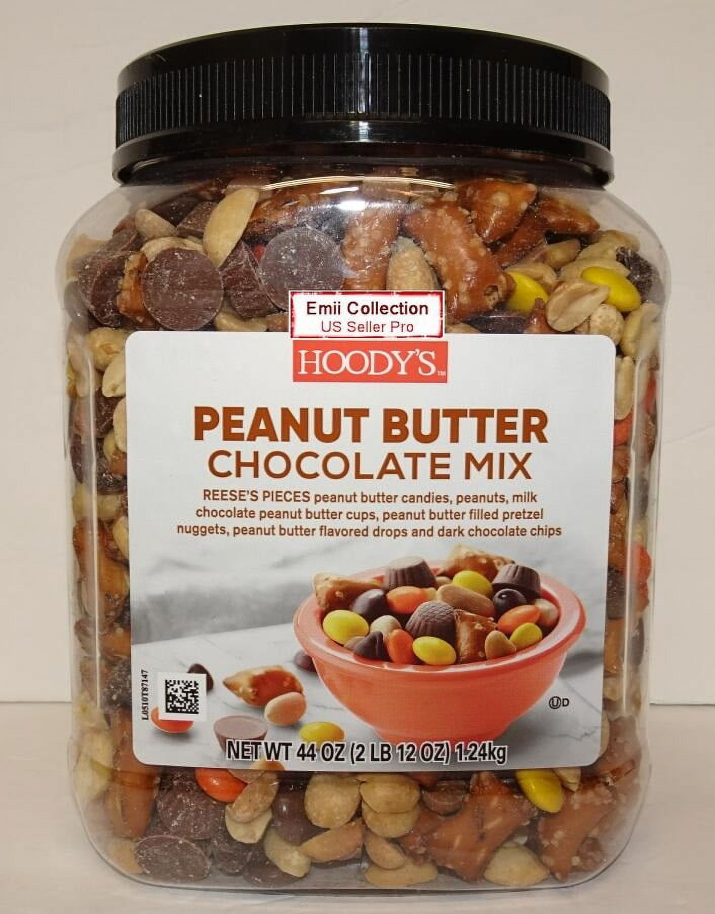 Hoody's Peanut Butter Chocolate Mix 44oz 1.24kg (1 Jar) - Walmart.com