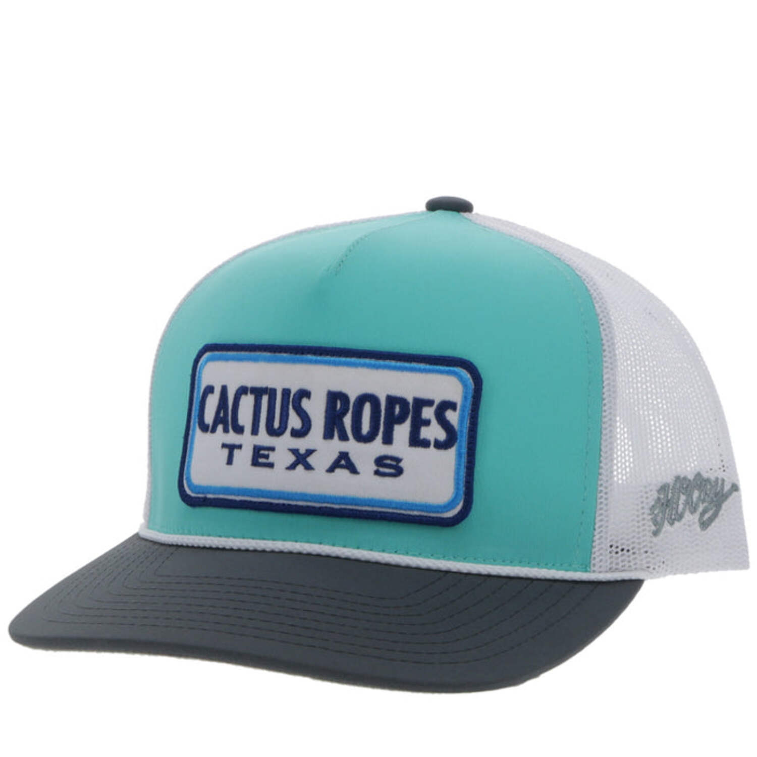 Hooey Men's Cactus Ropes Trucker Cap Teal One Size - Walmart.com